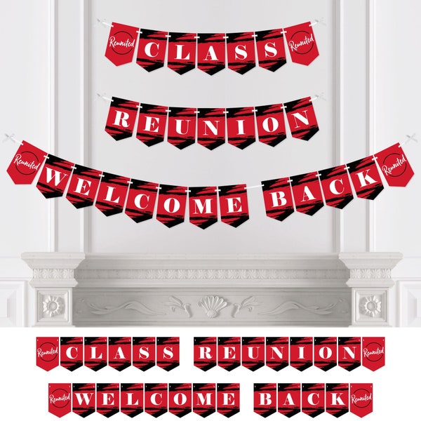 Welcome Back Class Reunion Banner - Etsy