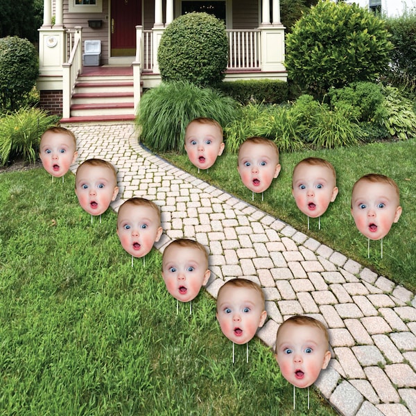 Face Cut Out Yard Signs - Etsy