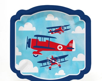 Airplane plate | Etsy