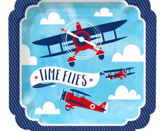 Airplane plate | Etsy