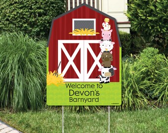 Farm animal sign | Etsy