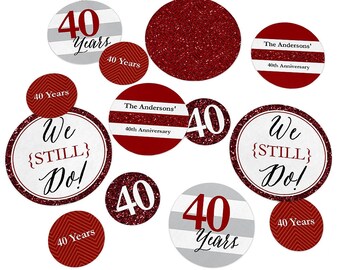 40th anniversary | Etsy
