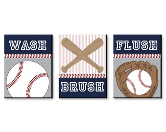 Baseball bathroom | Etsy