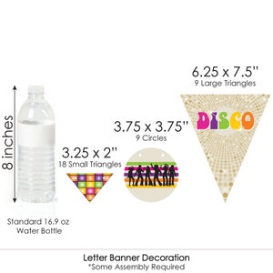 70's Disco - Letter Banner Decoration -1970's Disco Fever 36 Banner ...