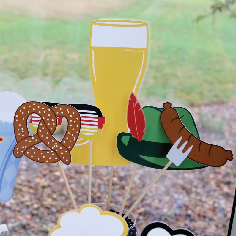 Oktoberfest Photo Booth Props German Beer Festival Prop Kit - Etsy Canada