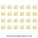 Gold Glitter 65 No-mess Real Gold Glitter Cut-out Numbers - Etsy