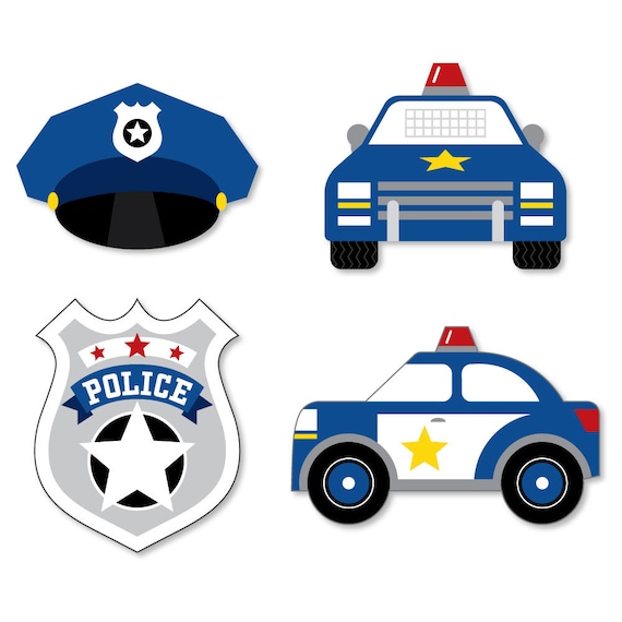 Calling All Units - Police - DIY Shaped Cop Birthday Party or Baby ...