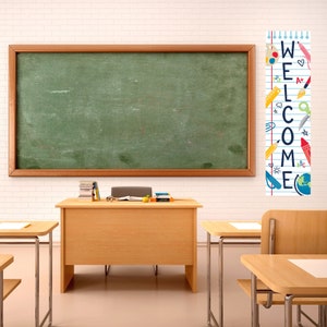 Back to School - First Day of School Classroom Front Door Decoration ...