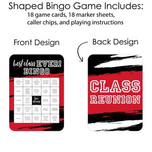 Reunited Red - Find the Classmate Bingo Cards and Markers - School ...