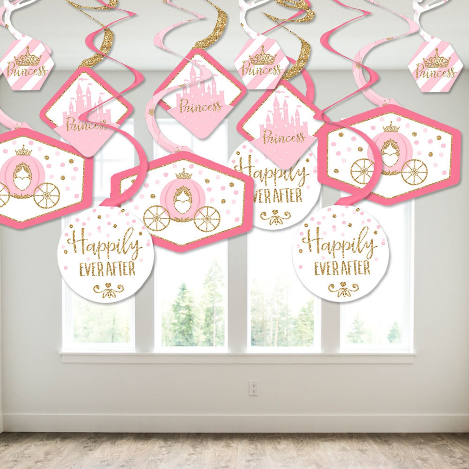 Little Princess Crown Hanging Decorations Hanging Party - Etsy