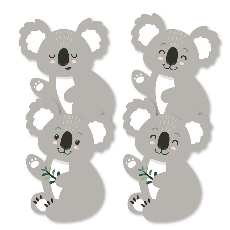 Koala Cutie - Waving Koala Decorations DIY Bear Birthday Party and Baby ...