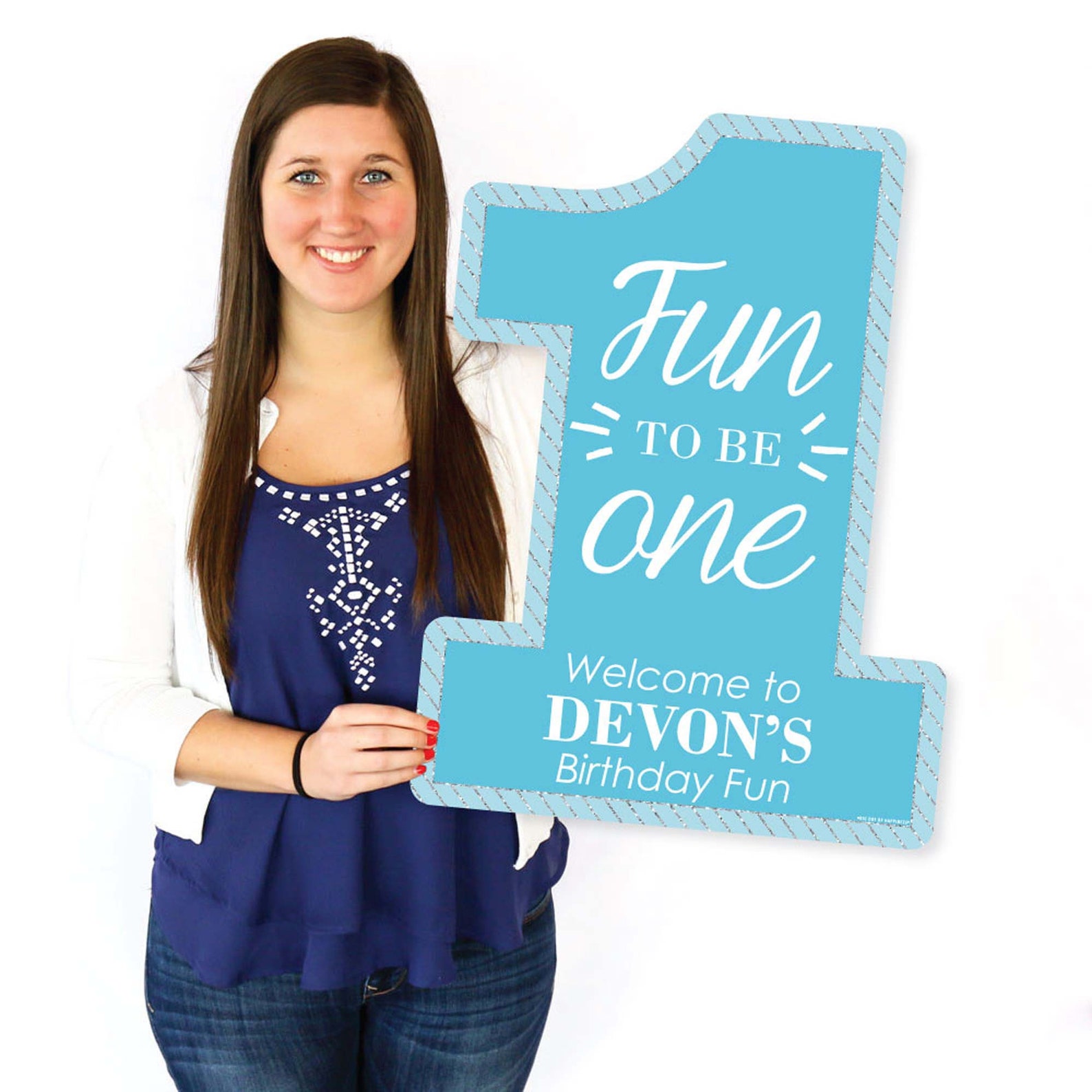 Fun to Be One 1st Birthday Boy Party Decoration First | Etsy