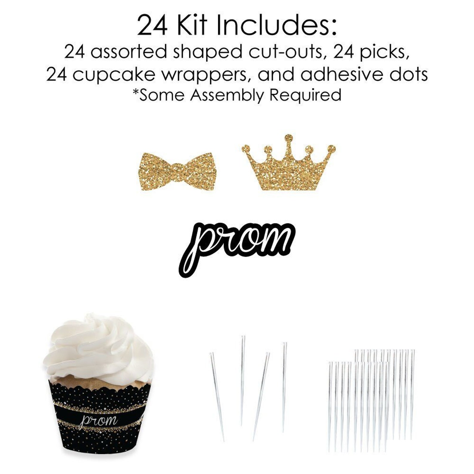 Prom Cupcake Decoration Prom Night Party Cupcake Wrappers - Etsy