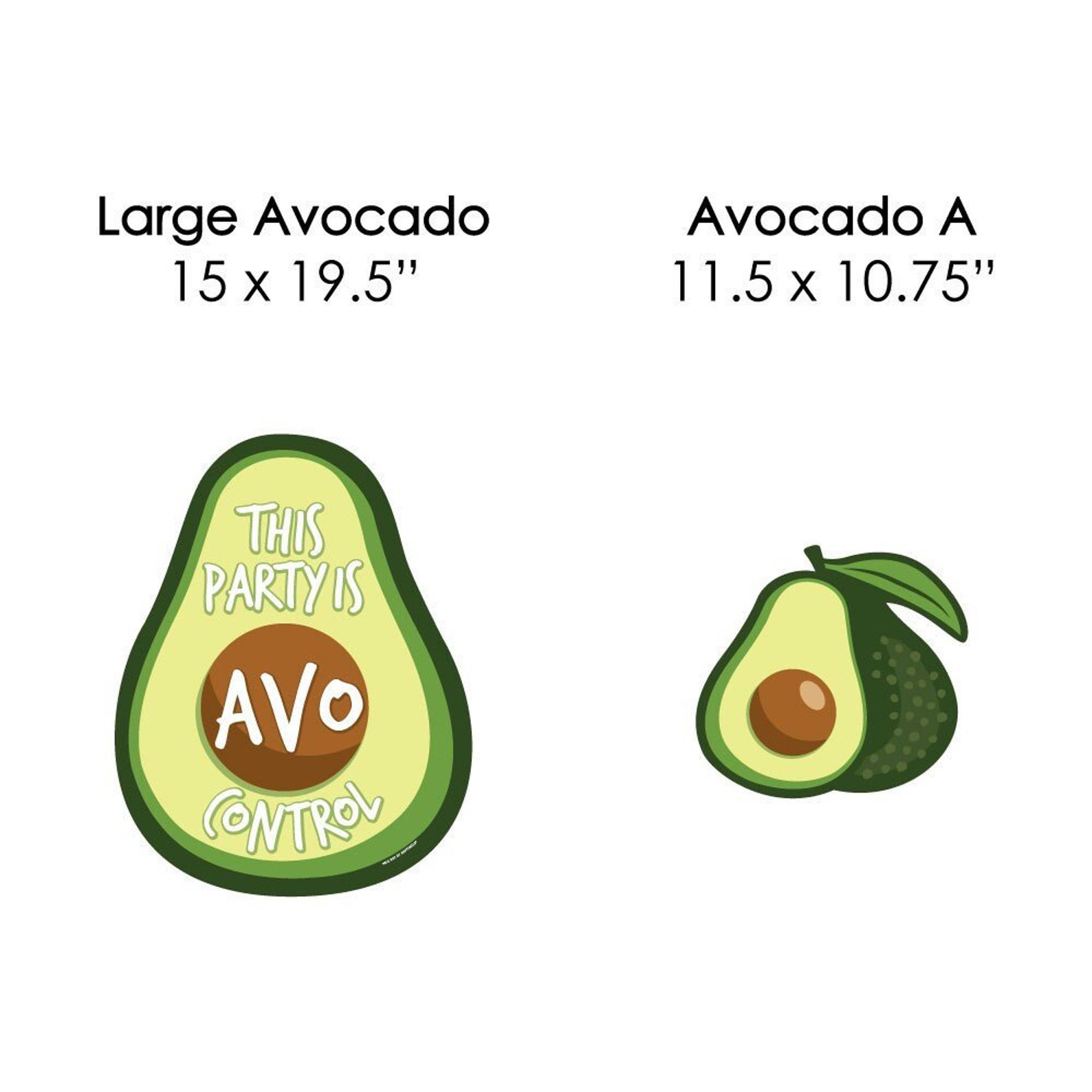 Hello Avocado Yard Sign and Outdoor Lawn Decorations - Etsy