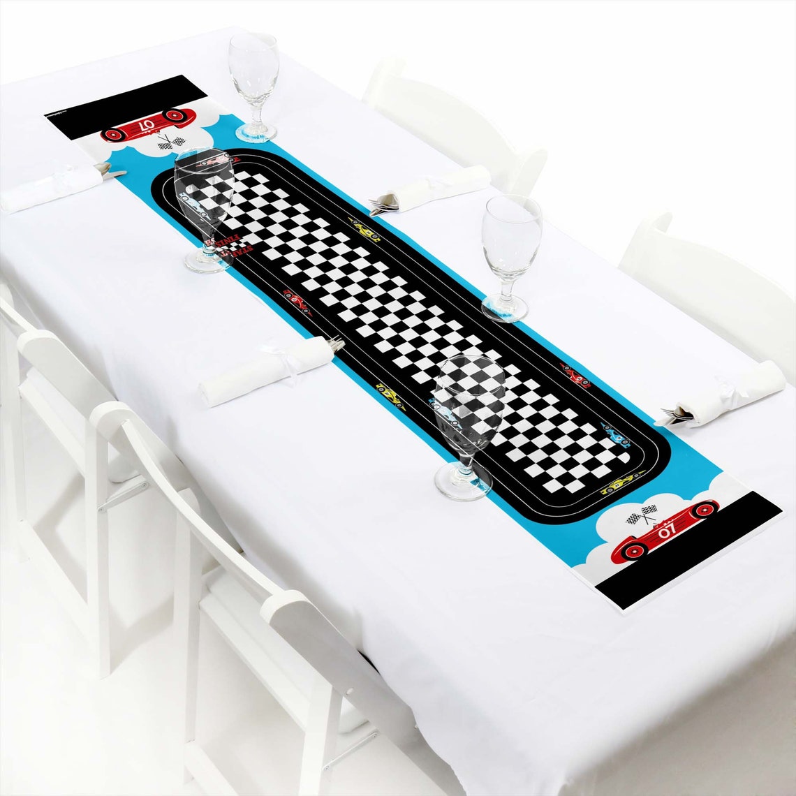 Lets Go Racing Racecar Petite Race Car Birthday Party or - Etsy