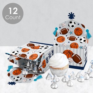 Go, Fight, Win - Sports - Treat Box Party Favors - Baby Shower or ...
