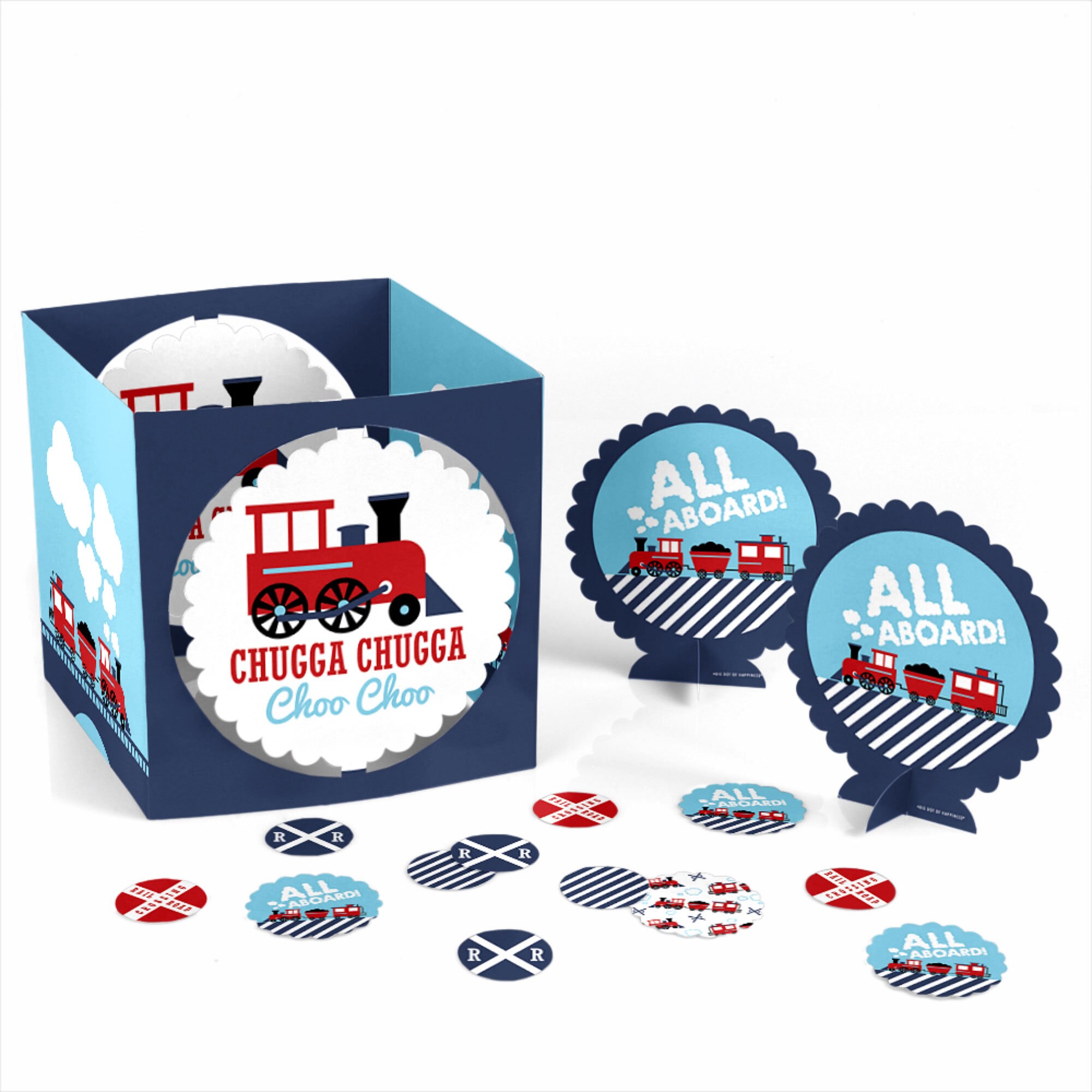 Railroad Party Crossing Centerpiece & Table Decoration Kit - Etsy