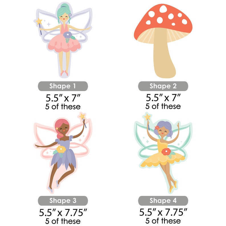 Let’s Be Fairies - Mushroom Decorations DIY Fairy Garden Birthday Party ...