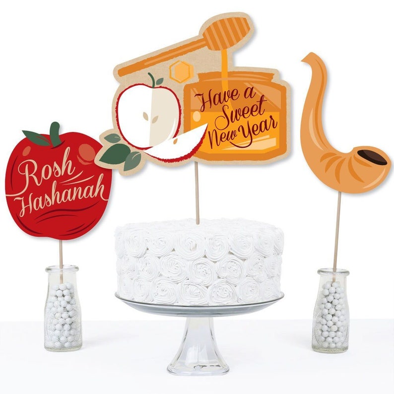Rosh Hashanah - Jewish New Year - Centerpiece Sticks - Yom Teruah Table ...