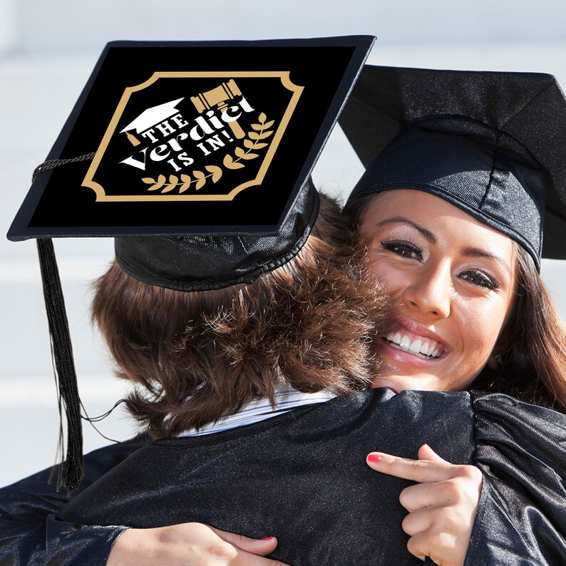 Law School Grad Future Lawyer Graduation Cap Decorations Kit - Etsy