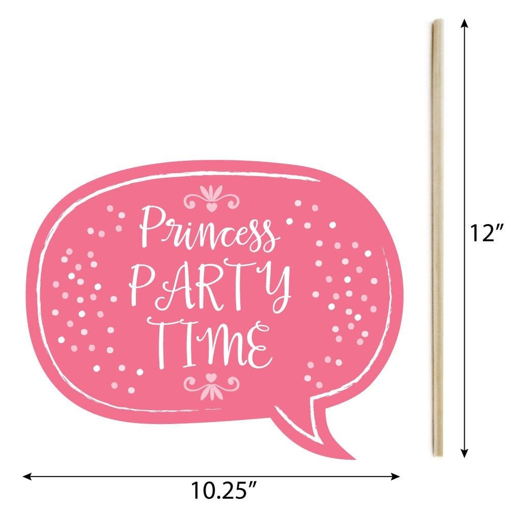 Little Princess Crown Photo Booth Props Pink and Gold Photo - Etsy