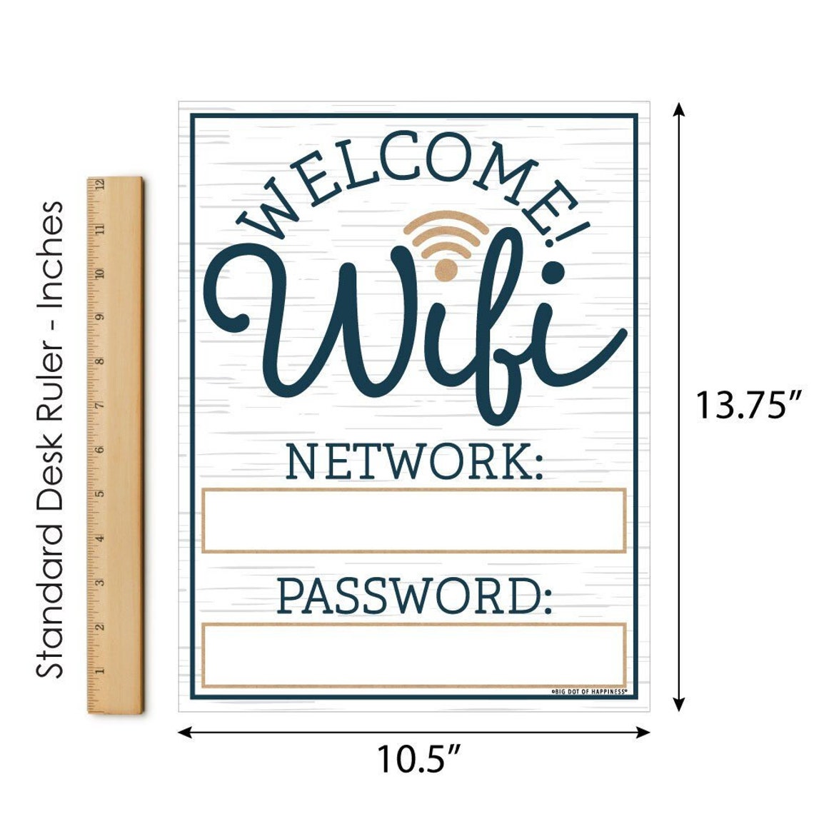 Wifi Password Sign Business and Home Decorations Printed - Etsy