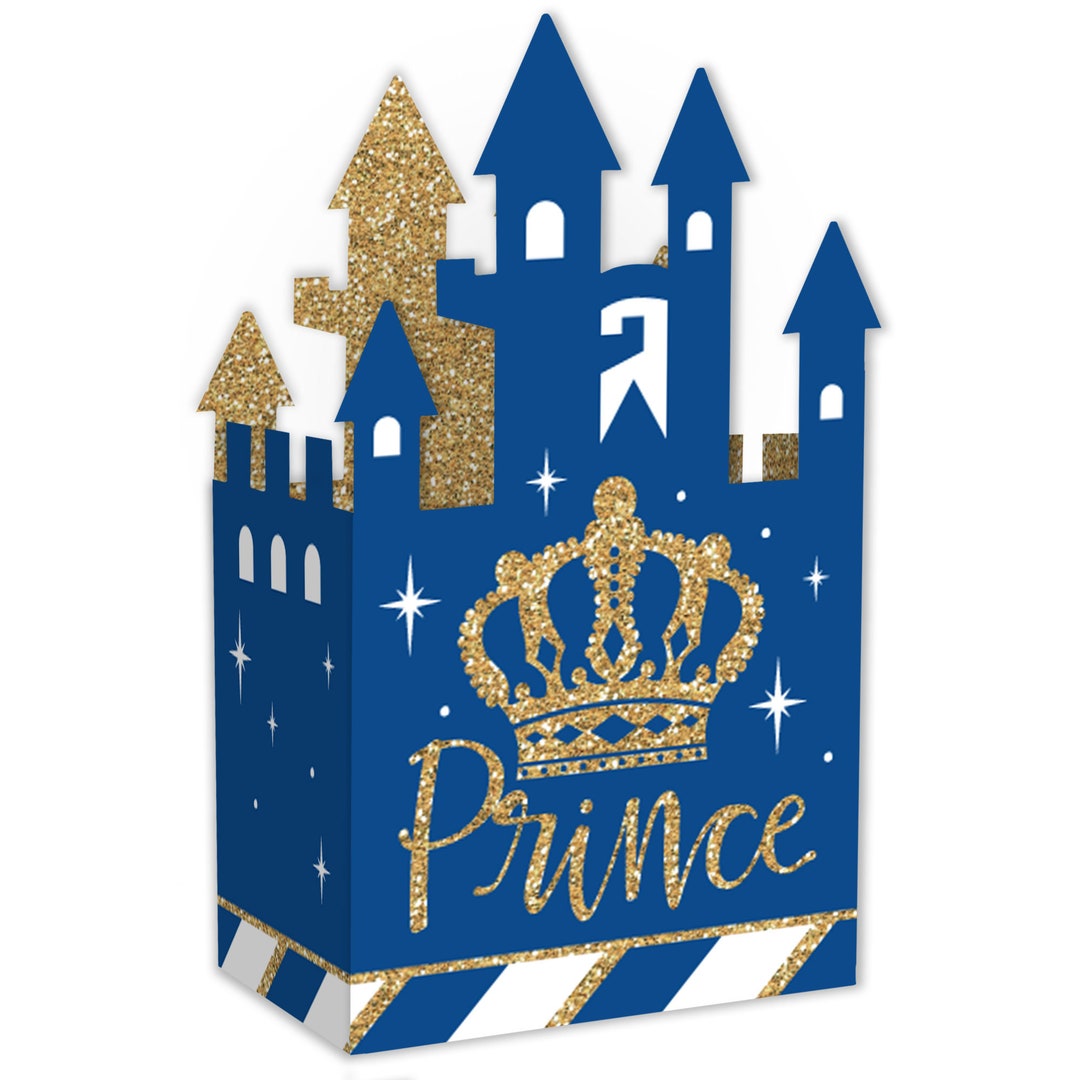 Royal Prince Charming - Baby Shower or Birthday Party Favor Gift Boxes ...