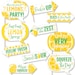 Funny so Fresh Lemon Citrus Lemonade Party Photo Booth Props Kit 10 ...