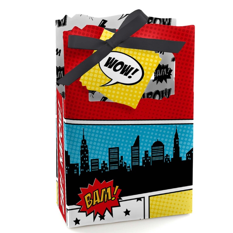 Superhero Favor Box - Etsy