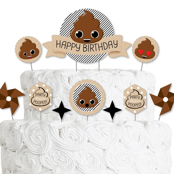 Poop Cake Toppers - Etsy