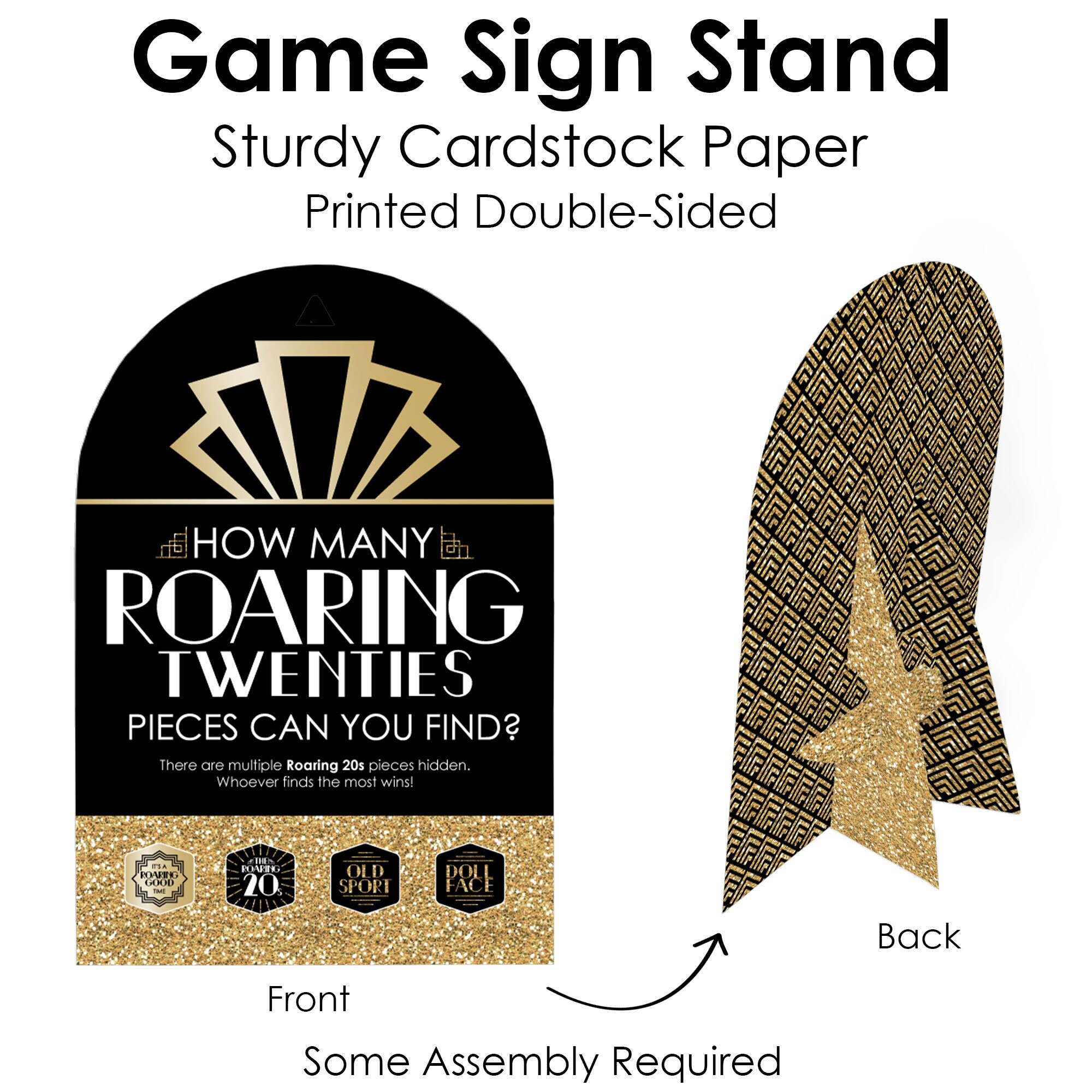 Roaring 20’s - 1920s Art Deco Jazz Party Scavenger Hunt - 1 Stand and ...