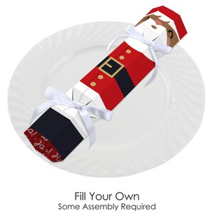Jolly Santa Claus - No Snap Christmas Party Table Favors - DIY Cracker ...