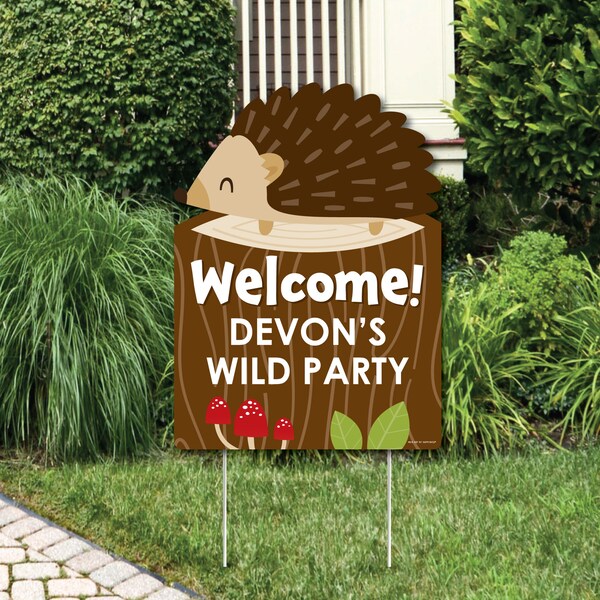 Hedgehog Welcome Sign - Etsy