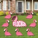 You've Been Flocked Flamingo Yard Sign and Outdoor - Etsy