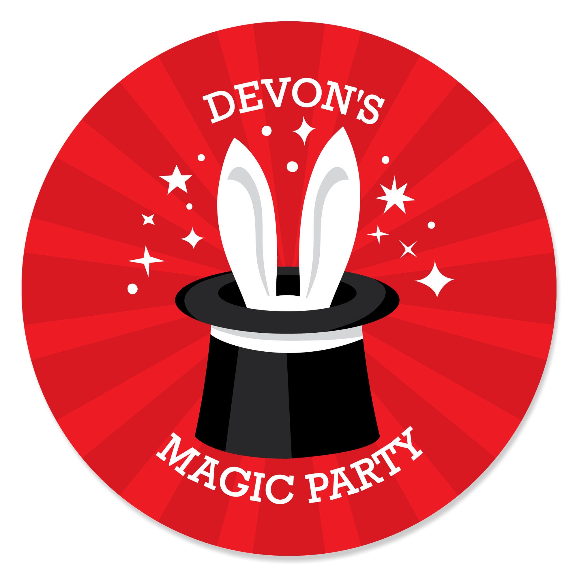 Personalized Ta-da Magic Show Custom Magical Birthday Party - Etsy Canada