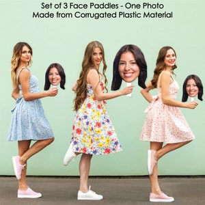 Fun Face Combo - Custom Photo Big Head Cut Out Photo Booth and Fan ...