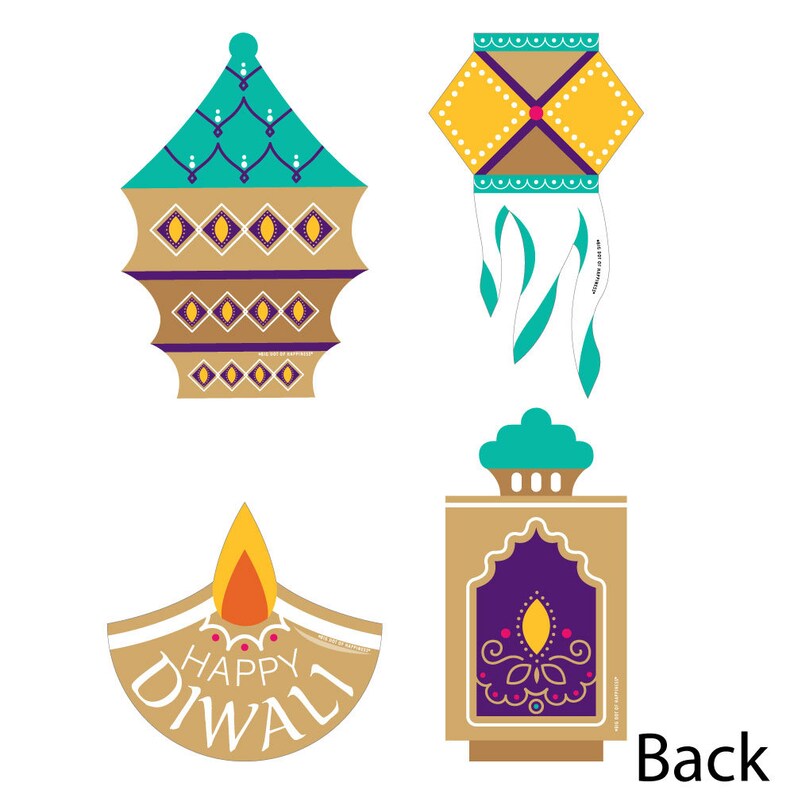 Happy Diwali - Diya Candle and Lanterns Decorations Diy Festival of ...