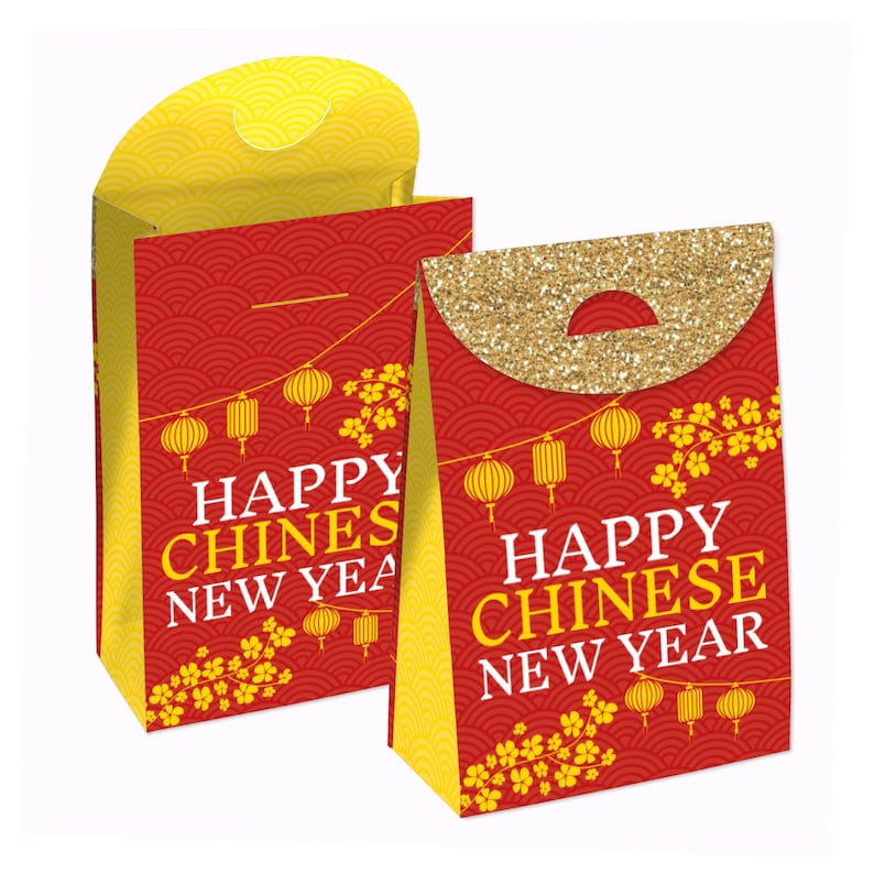 Chinese New Year Lunar New Year Gift Favor Bags Party - Etsy