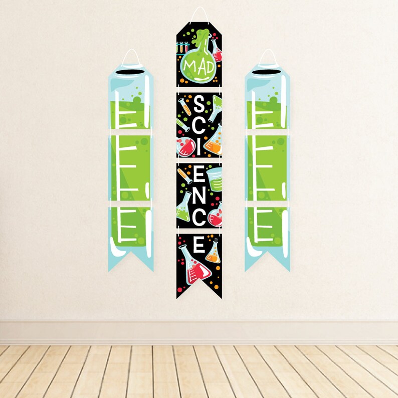 Scientist Lab - Hanging Vertical Paper Door Banners - Baby Shower or ...