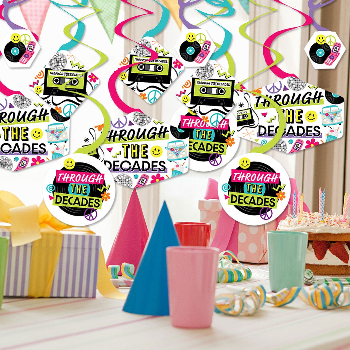 Through the Decades 50s 60s 70s 80s and 90s Party - Etsy