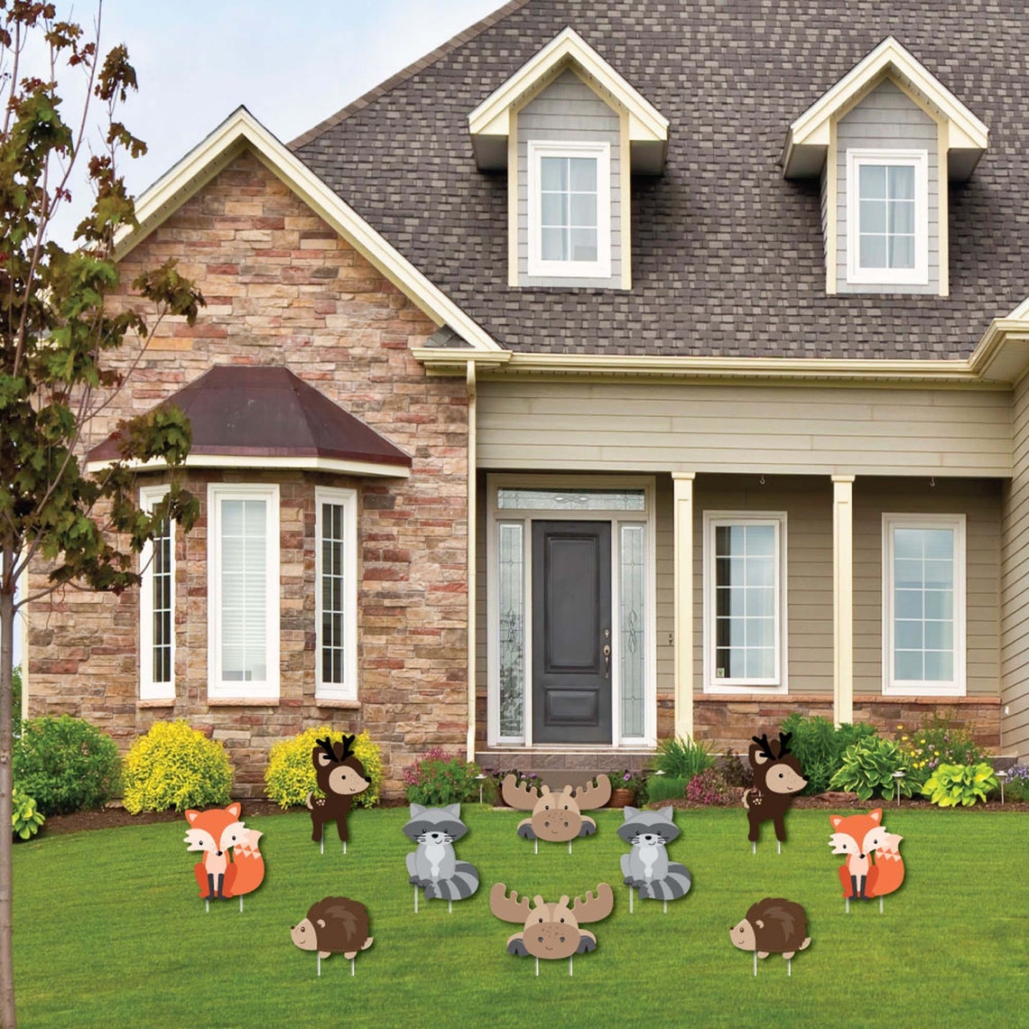 Woodland Creatures - Lawn Decorations - Woodland Animals Outdoor Yard ...
