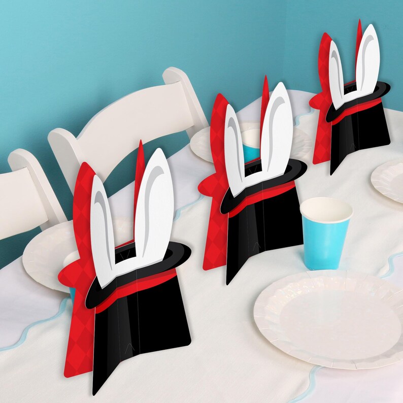 3D Magic Show Centerpiece Table Decorations, Freestanding Ta-da Magical ...