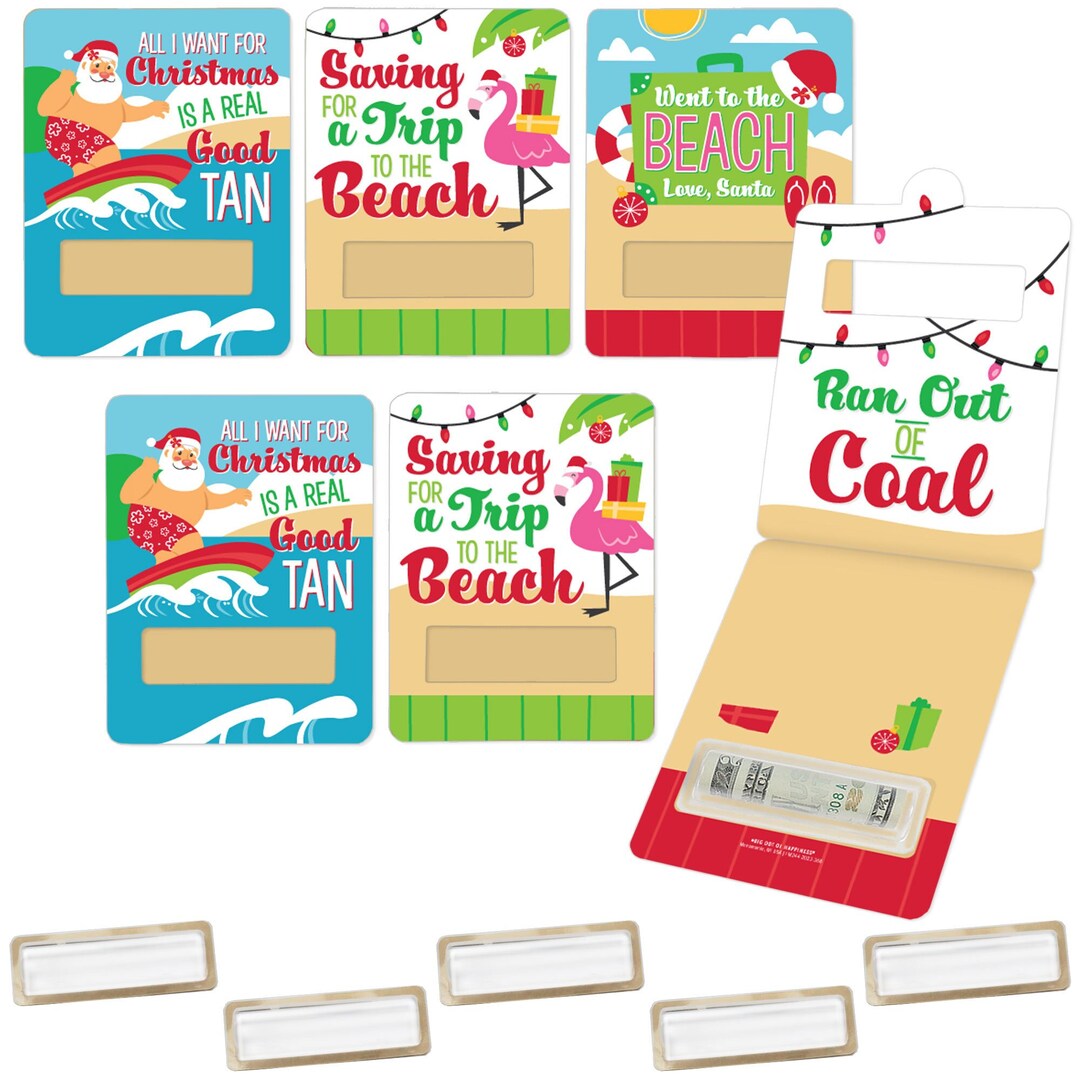 Tropical Christmas DIY Assorted Beach Santa Holiday Party - Etsy