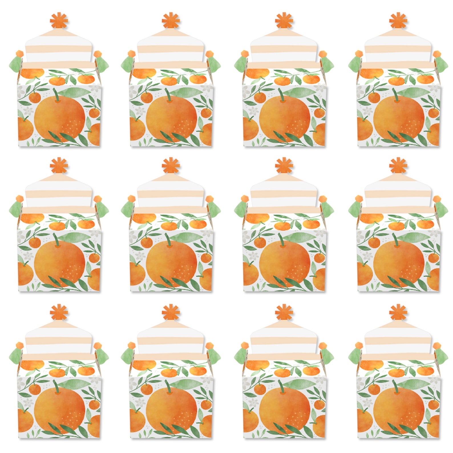 Little Clementine Treat Box Party Favors Orange Citrus - Etsy