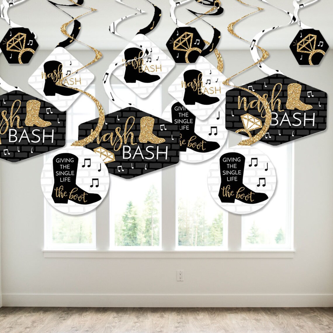 Nash Bash Nashville Bachelorette Party Hanging Decor Party - Etsy