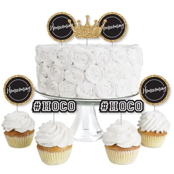 HOCO Dance Dessert Cupcake Toppers Homecoming High School | Etsy