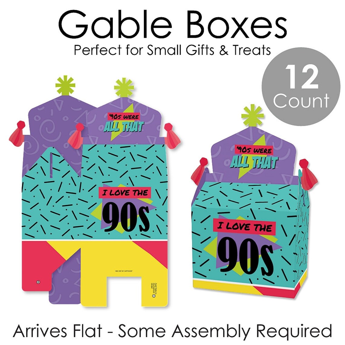 90s Throwback Treat Box Party Favors 1990s Party Goodie - Etsy