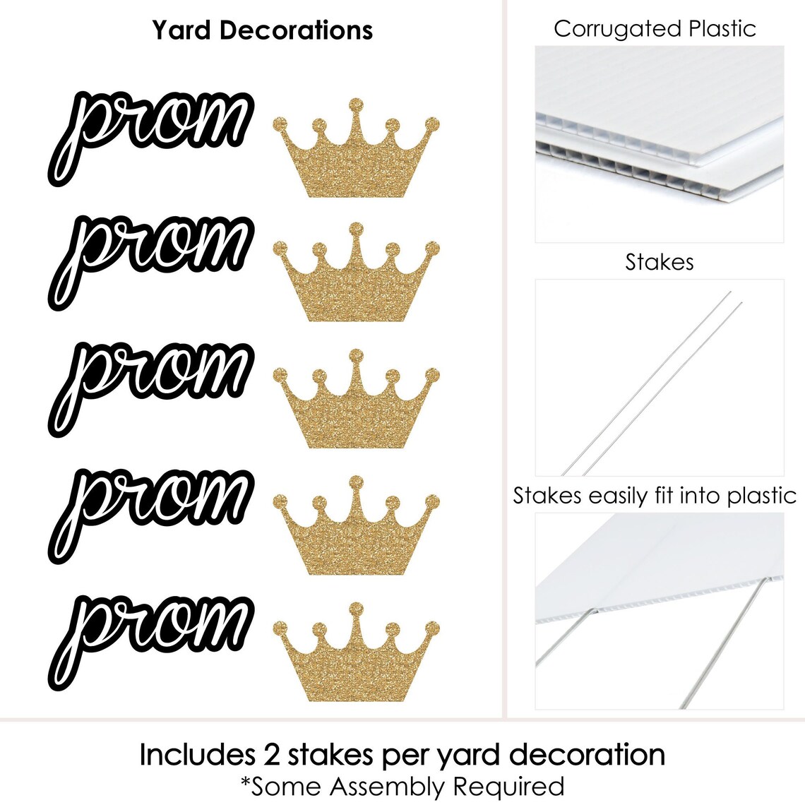 Prom - Lawn Decorations - Prom Night Outdoor Yard Party Decorations ...