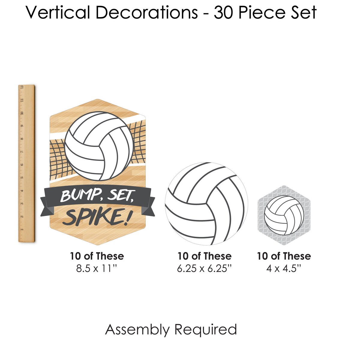 Bump Set Spike Volleyball Baby Shower or Birthday Party - Etsy