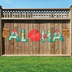 Tropical Luau - Hawaiian Beach Party Decorations - Aloha - Outdoor ...